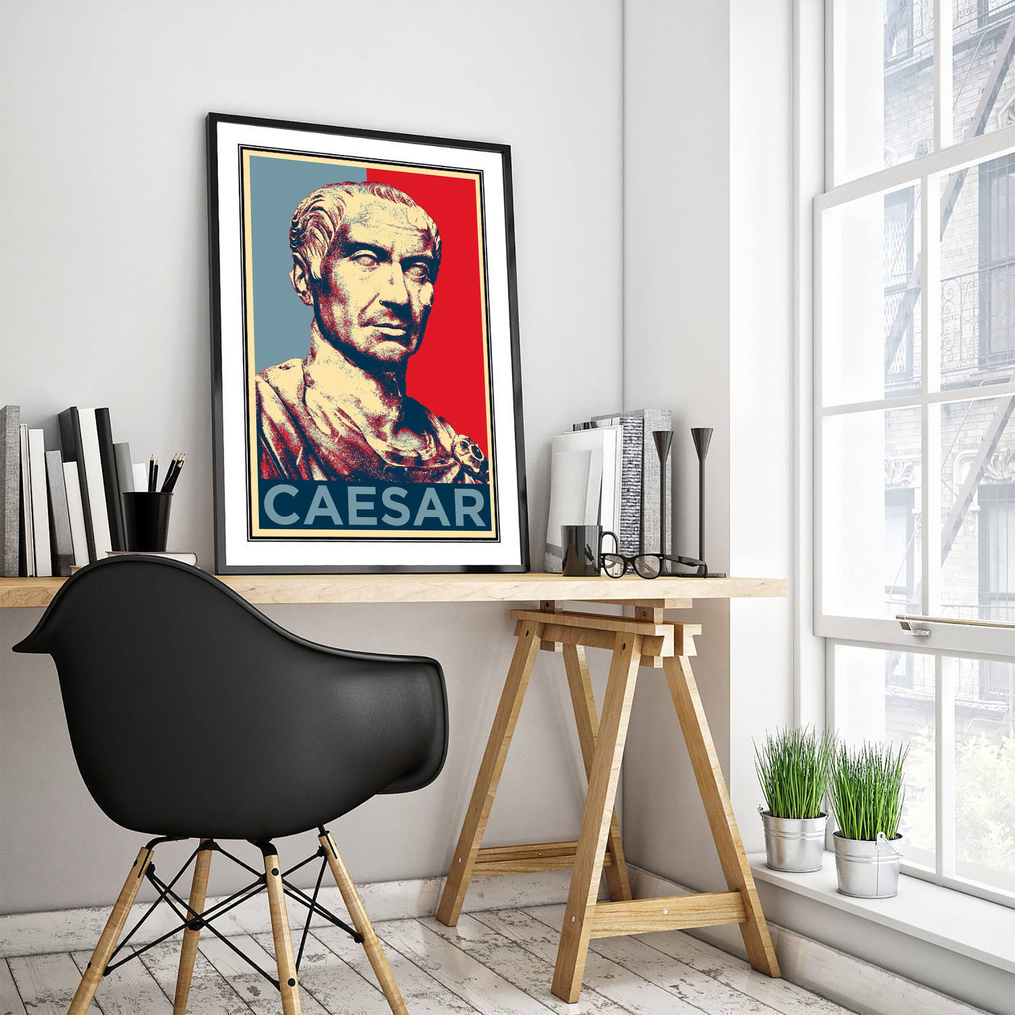 Julius Caesar Original Art Print Photo Poster Gift Rome - Etsy UK