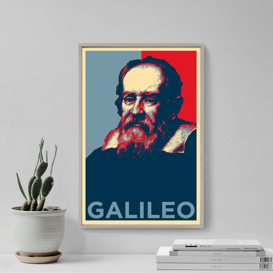 Galileo Galilei Art Print - Photo Poster Gift Home Wall Decor - Hope ...