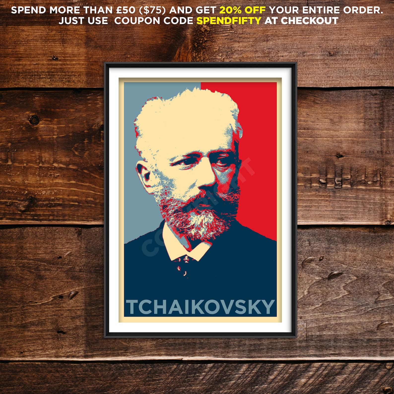 Pyotr Ilyich Tchaikovsky Original Art Print Photo Poster - Etsy