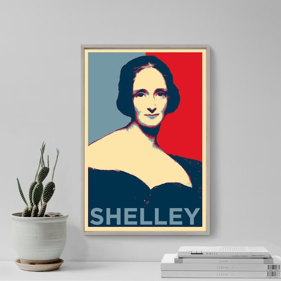 Mary Shelley Original Art Print Photo Poster Gift Home Wall | Etsy