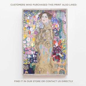 Gustav Klimt - Woman With Fan (1917) - Classic Painting - Photo Poster ...