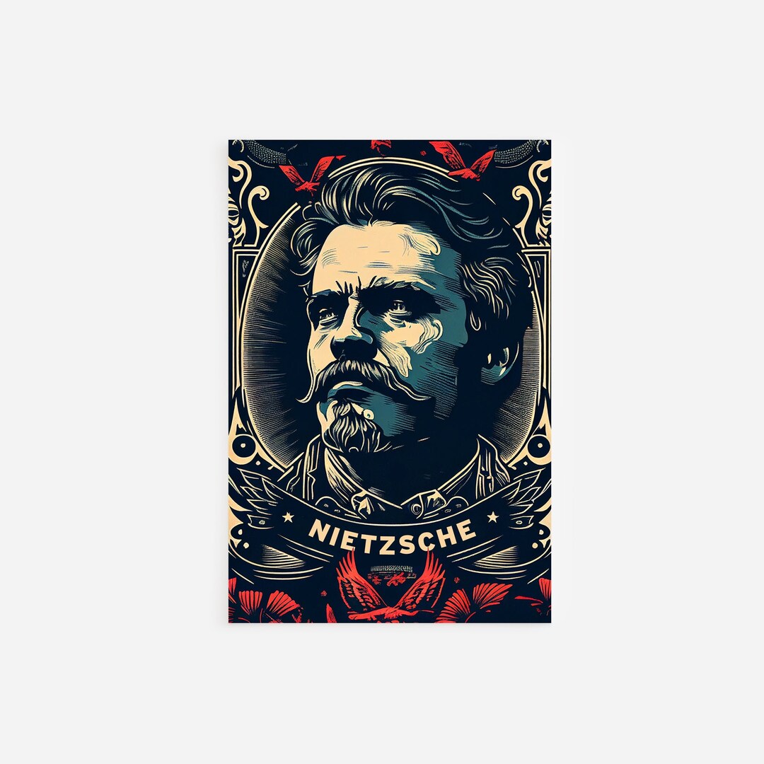 Friedrich Nietzsche - Hopey - Art Print Poster Painting - Museum ...