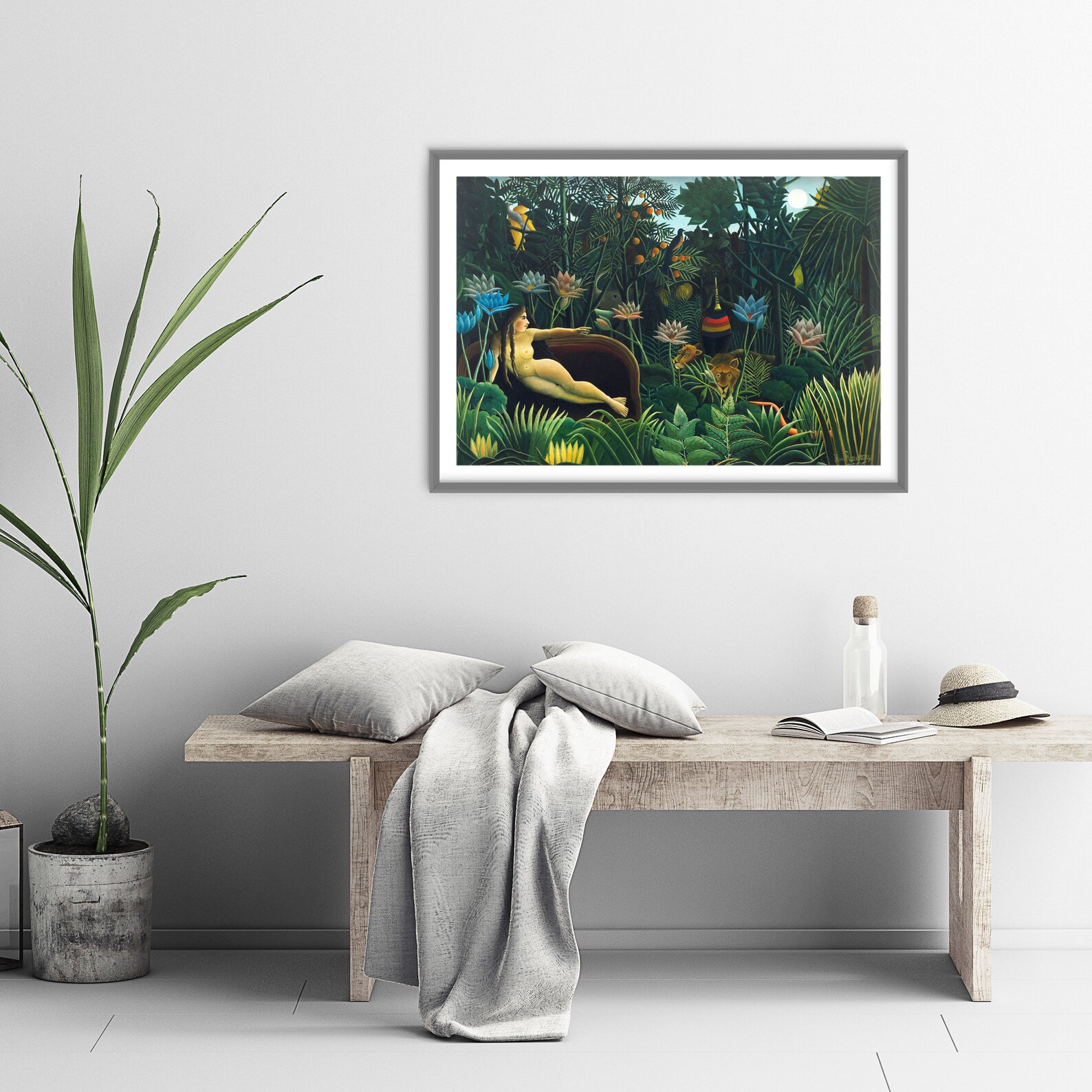 Henri Rousseau - the Dream (1910) - Woodbg Classic Painting - Photo ...
