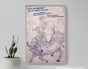Lao Tzu Print Poster - Etsy