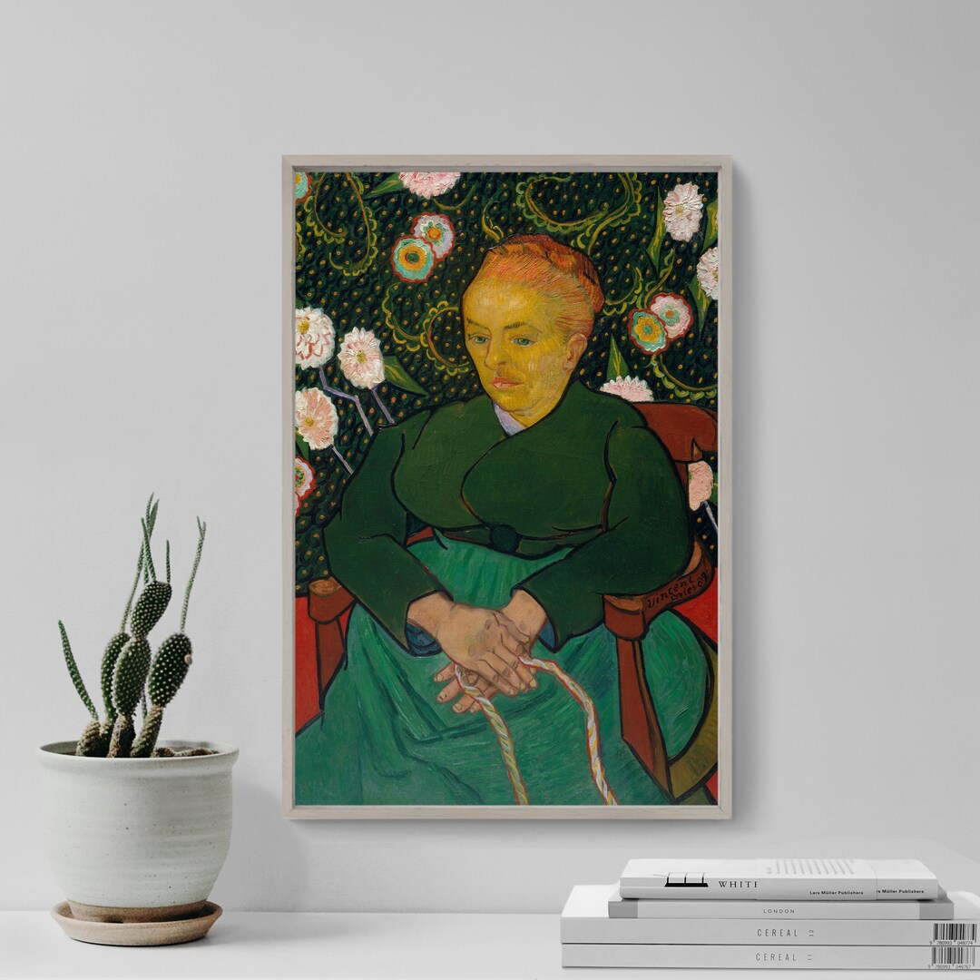 Vincent Van Gogh - Woman Rocking a Cradle (1889) - Art Print Painting ...