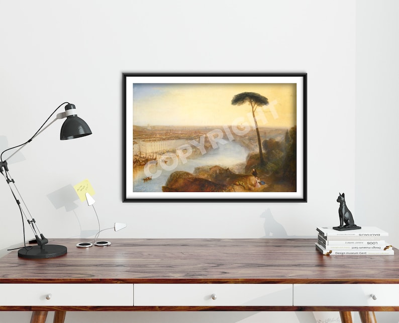 William Turner Rome From Mount Aventine 1835 Painting - Etsy UK