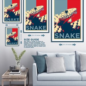 Snake Original Art Print - Photo Poster Gift Wall Home Decor - Hope ...