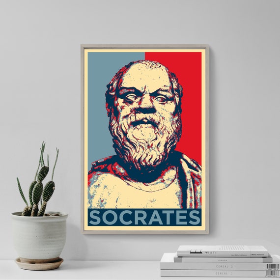 Socrates Original Art Print Photo Poster Gift Wall Decor | Etsy