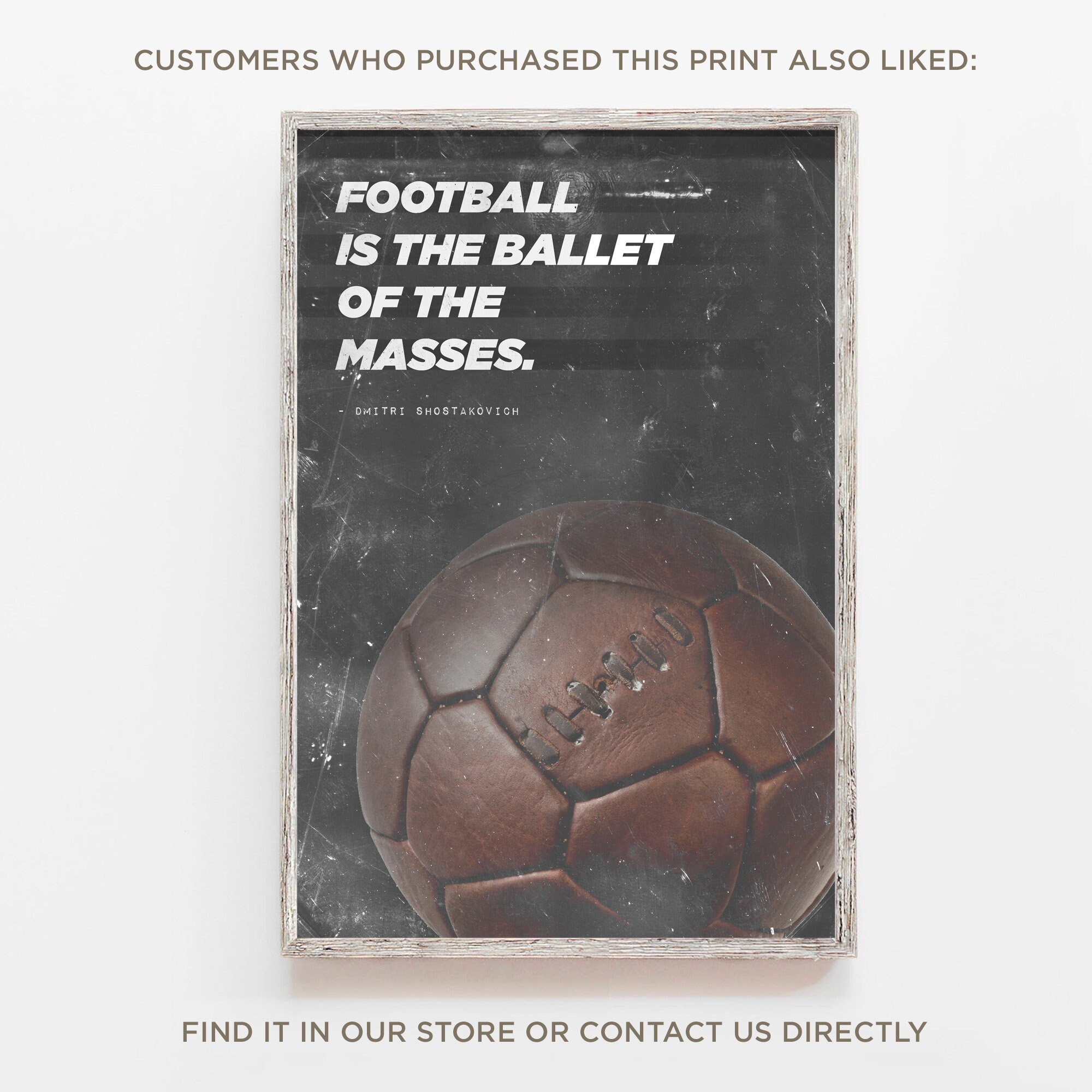 Football / Soccer Motivational Poster 05 everything I | Etsy