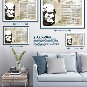 The Wisdom of Aristotle - Original Art Print Featuring His Greatest ...