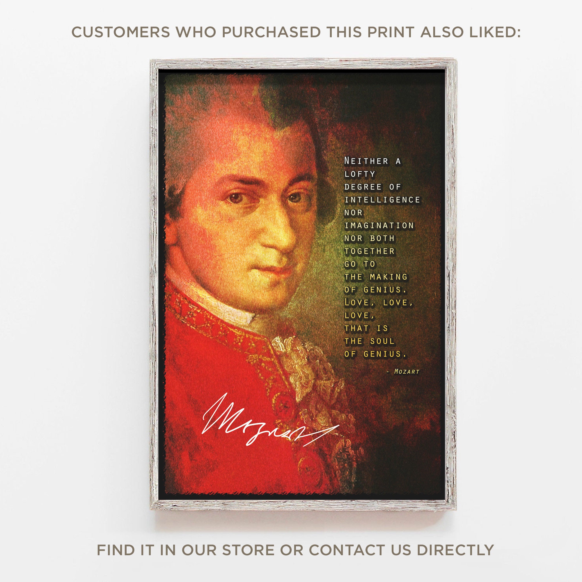 Johann Wolfgang von Goethe Original Art Print Photo Poster | Etsy