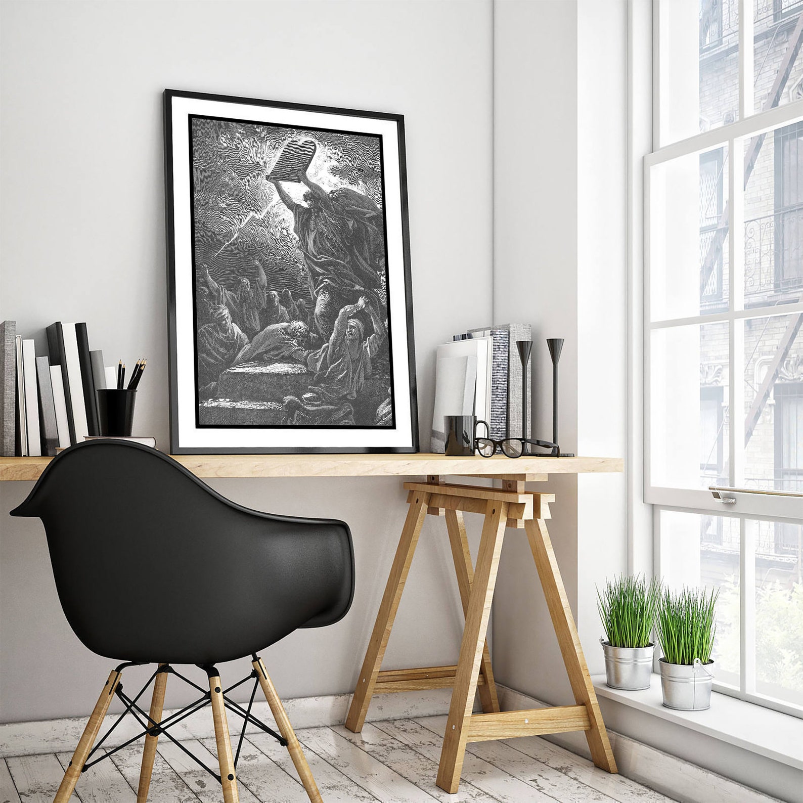 Gustave Dore Moses Breaks the Tables of the Law 1866 - Etsy