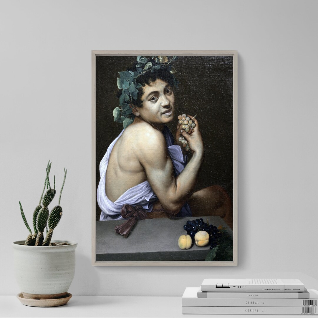 Caravaggio Sick Young Bacchus 1593 Classic Painting - Etsy