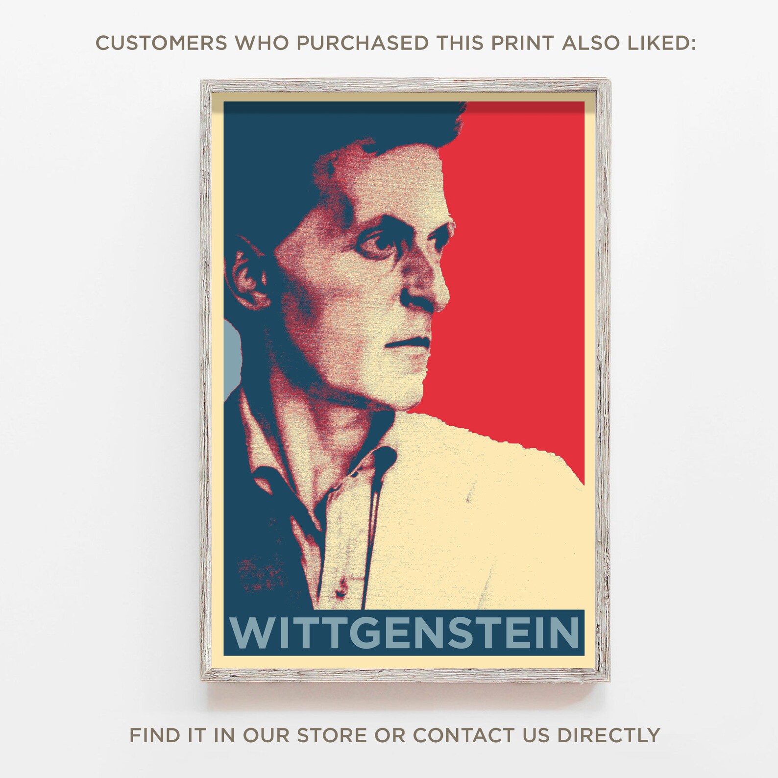 Søren Kierkegaard Original Art Print - Photo Poster Gift Home Wall ...