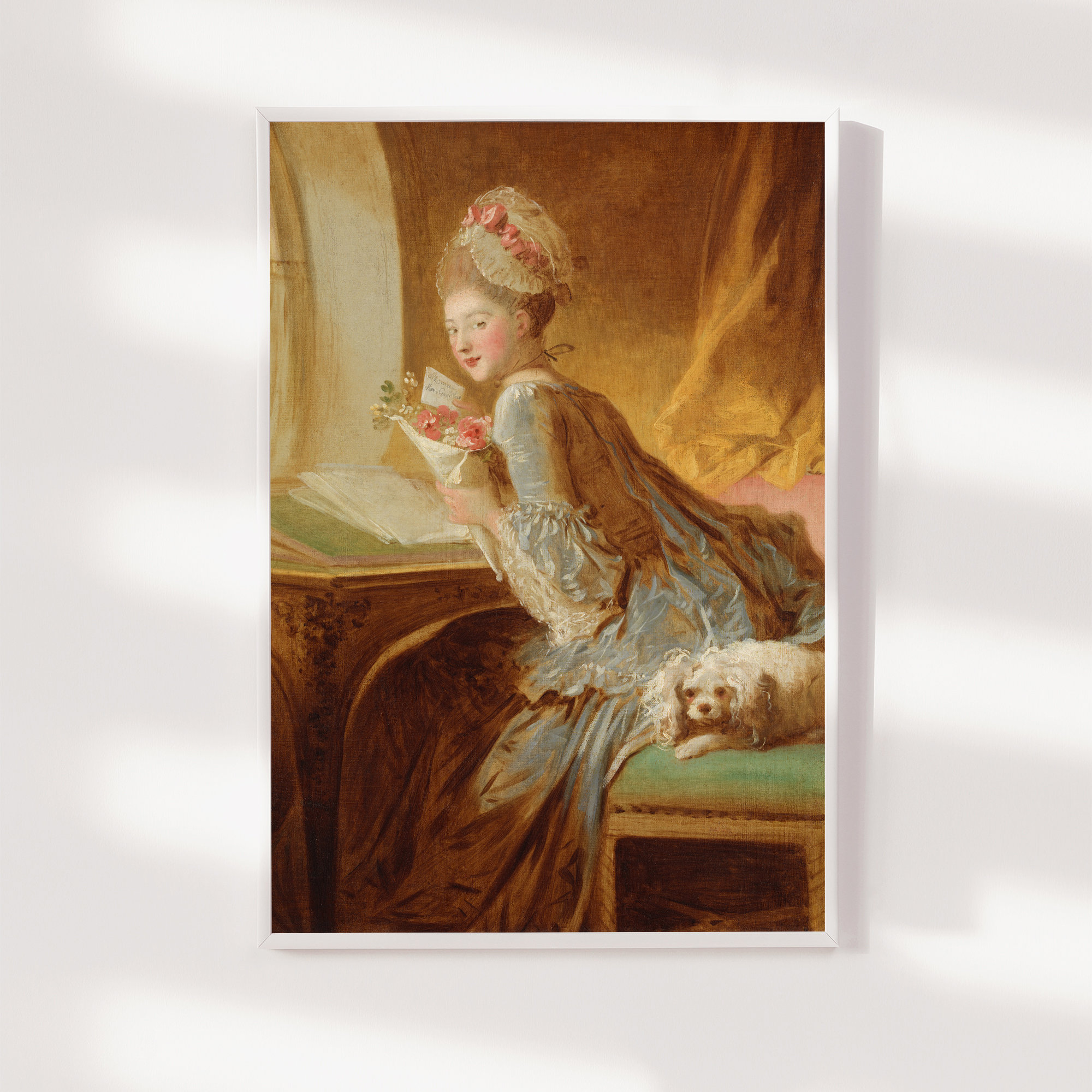 Jean Honore Fragonard the Love Letter 1770 Painting - Etsy UK