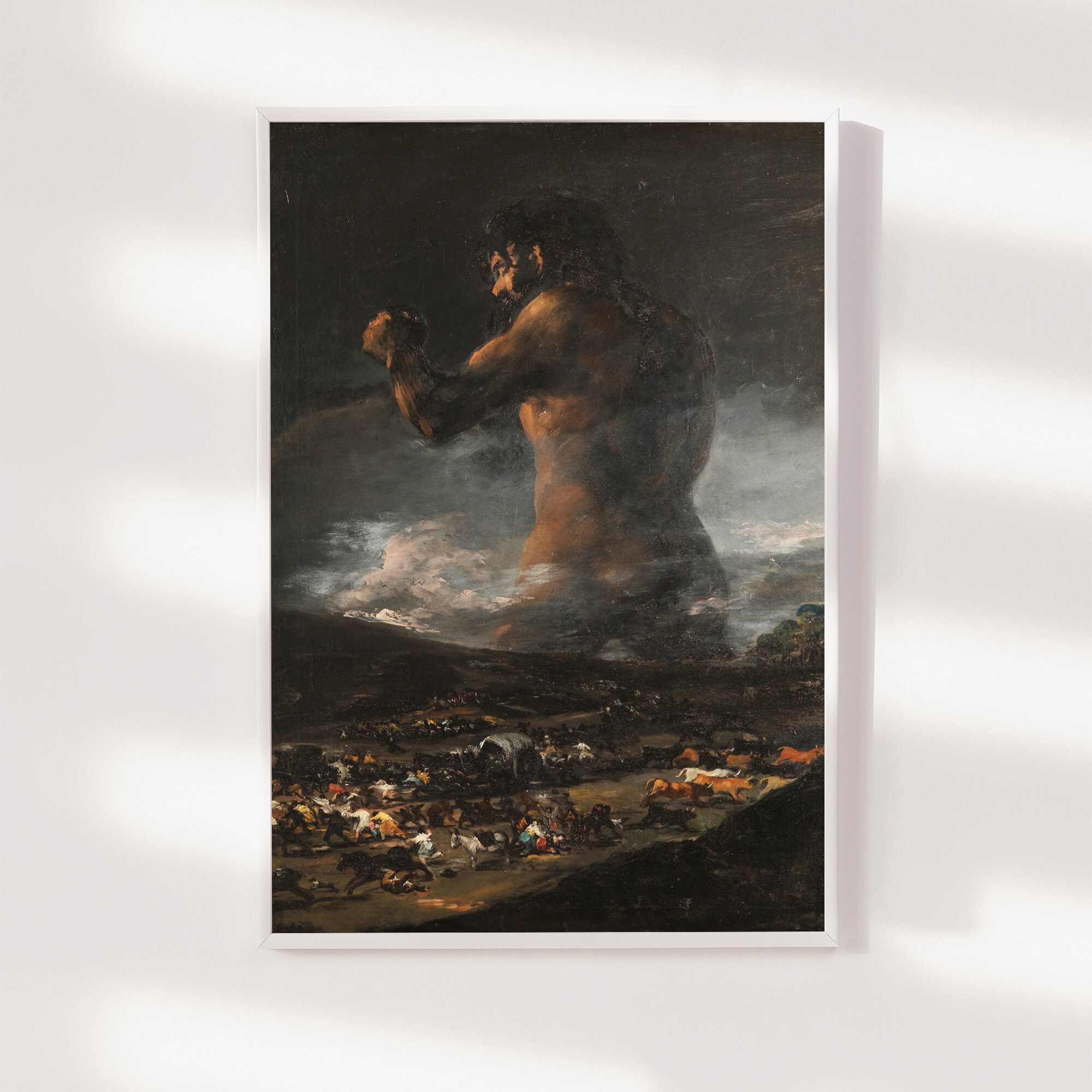 Francisco Goya the Colossus 1812 Classic Painting Photo | Etsy