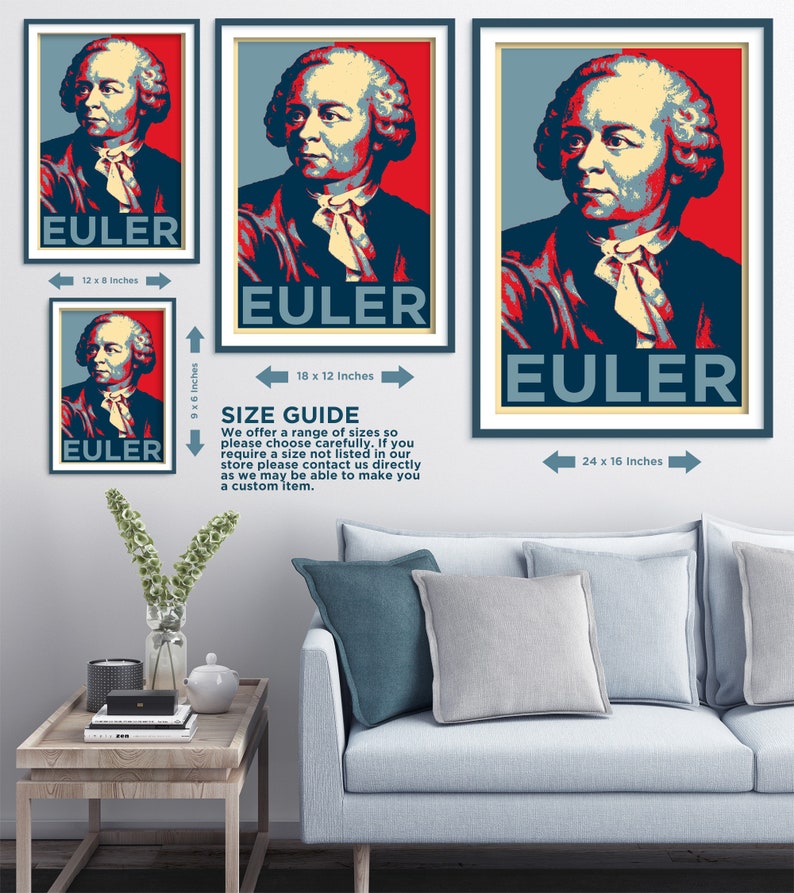 Leonhard Euler Art Print Photo Poster Gift Wall Decor - Etsy
