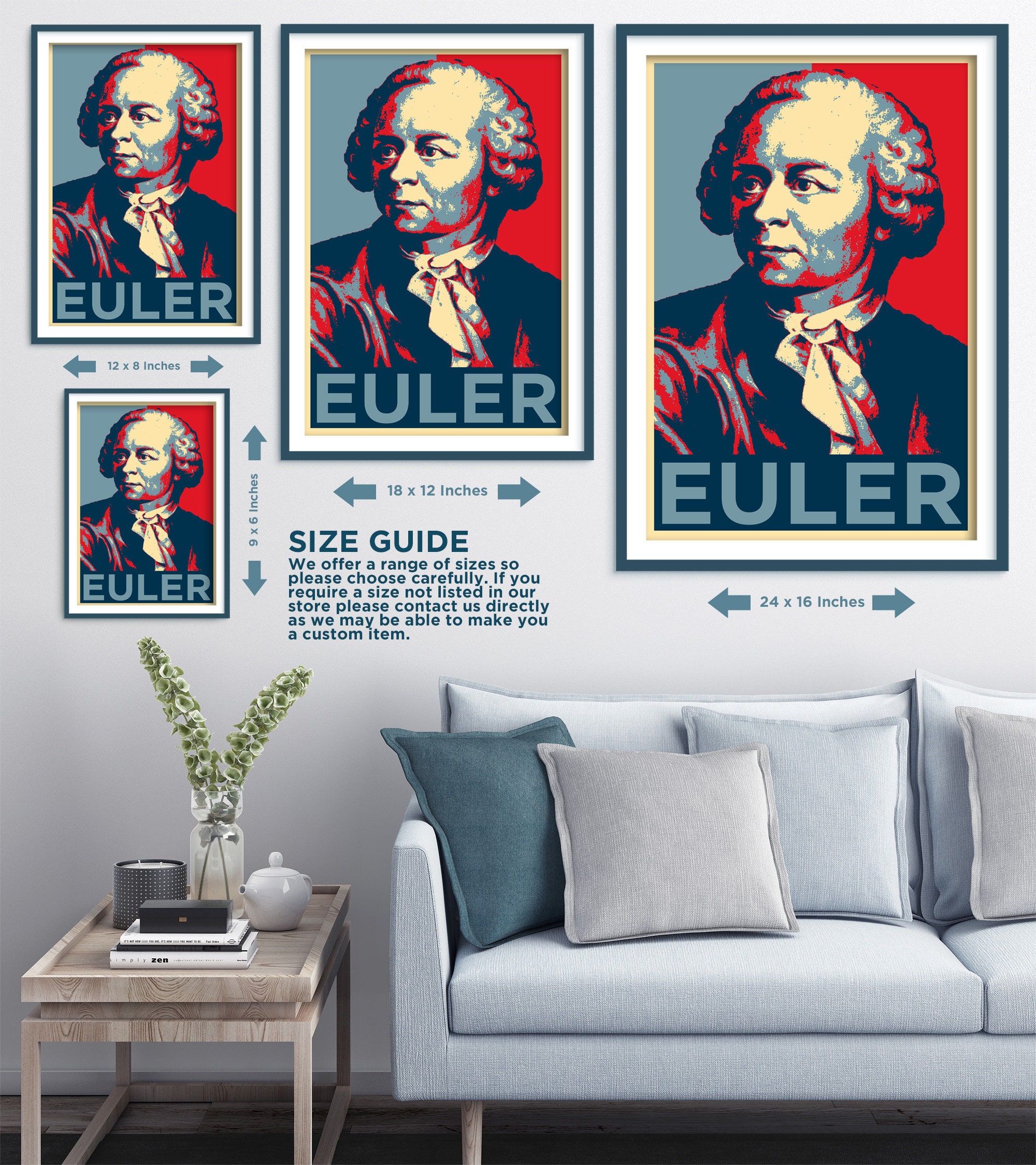 Leonhard Euler Art Print Photo Poster Gift Wall Decor - Etsy UK