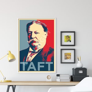 William Howard Taft Original Art Print - Photo Poster Gift - 27th ...