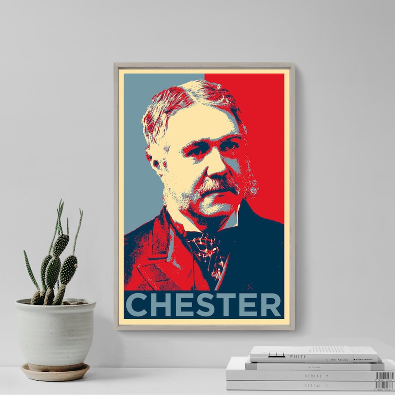 Chester A. Arthur Original Art Print Photo Poster Gift | Etsy