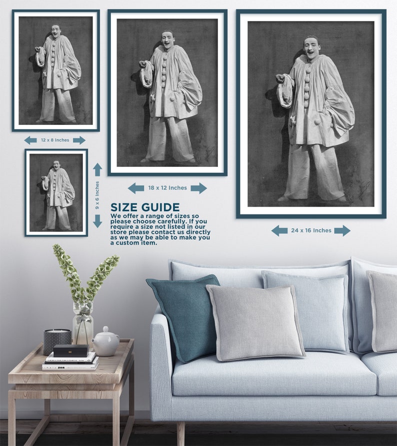 Pierrot Laughing - Famous Mime Jean Gaspard Baptiste Duburau Photo ...