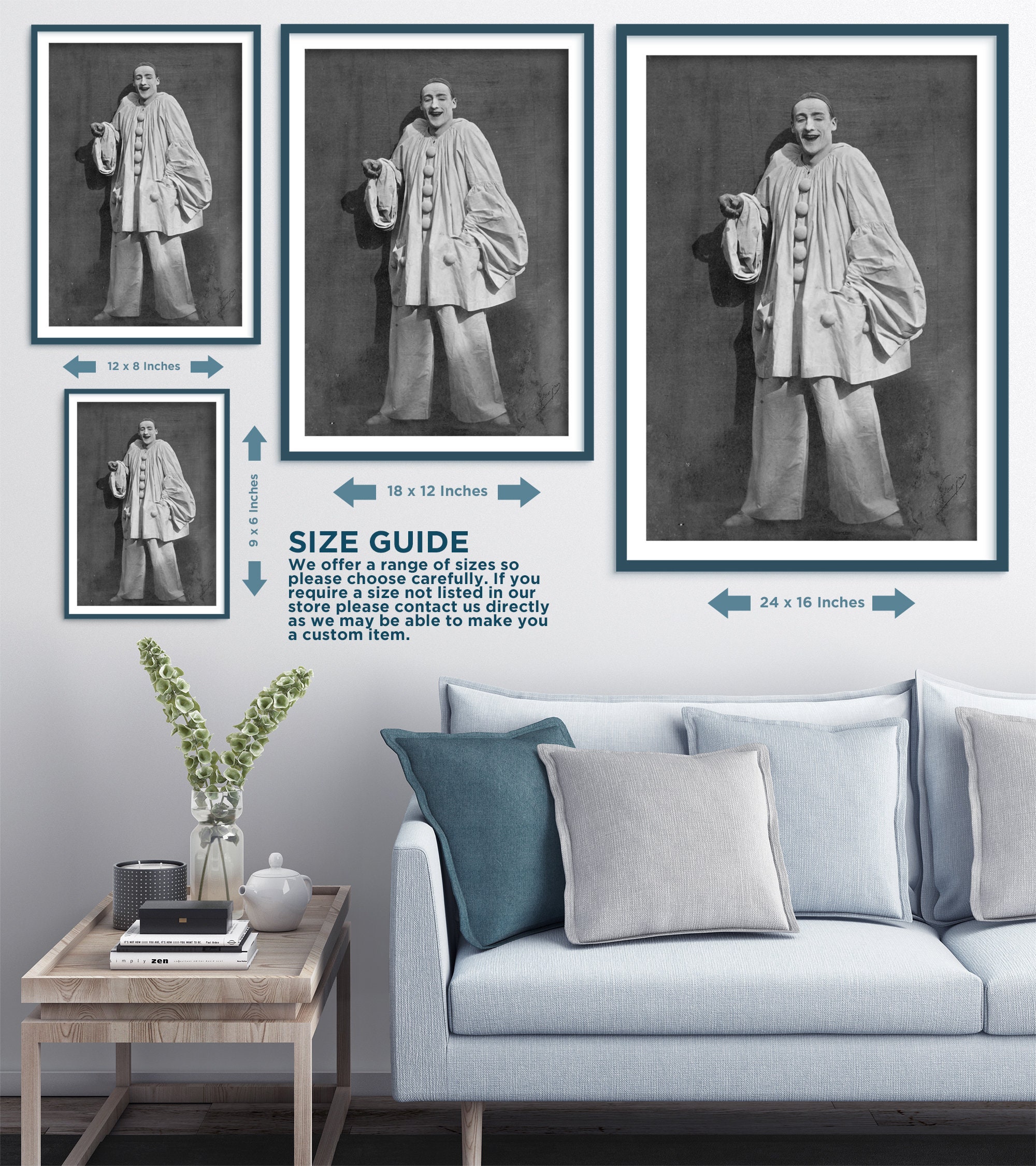 Pierrot Laughing - Famous Mime Jean Gaspard Baptiste Duburau Photo ...