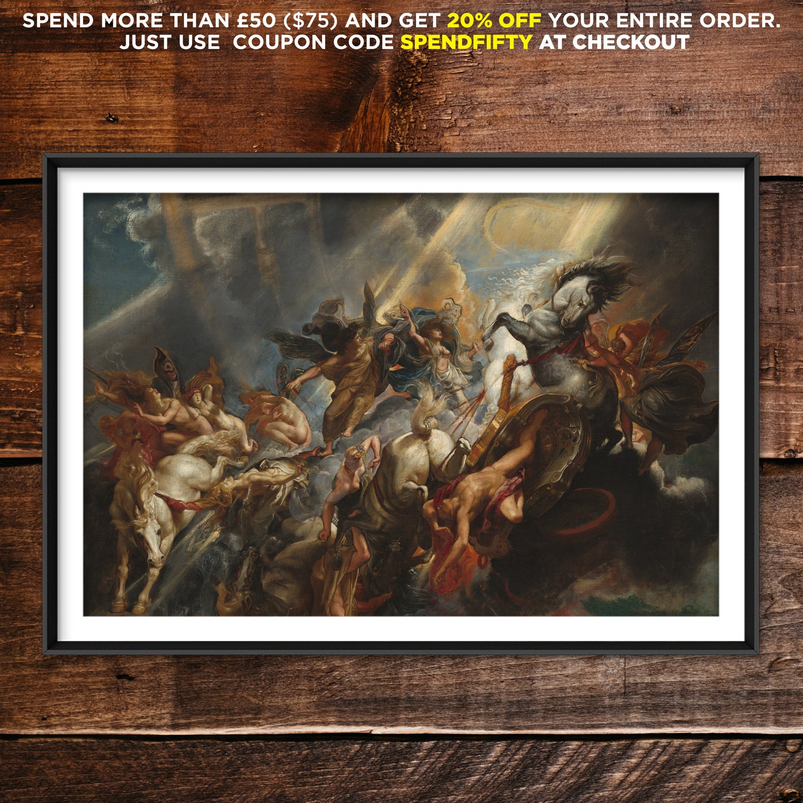 Peter Paul Rubens the Fall of Phaeton 1604 Art Print - Etsy UK