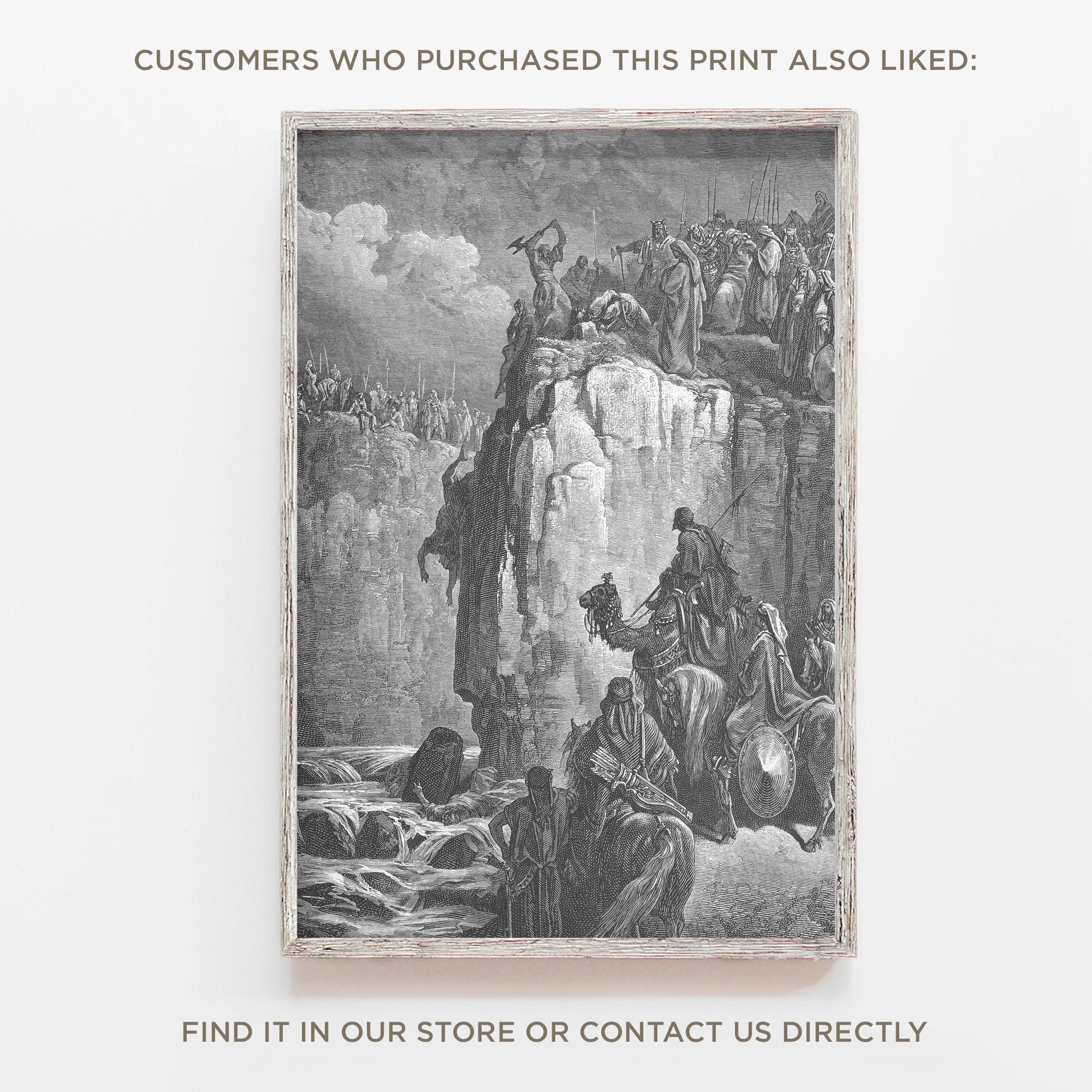 Gustave Dore Moses Breaks the Tables of the Law 1866 - Etsy UK