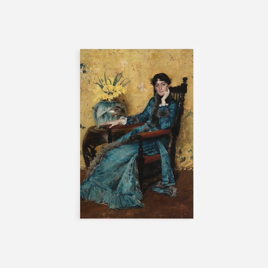 William Merritt Chase - Portrait of Dora Wheeler (1883) - Art Print ...
