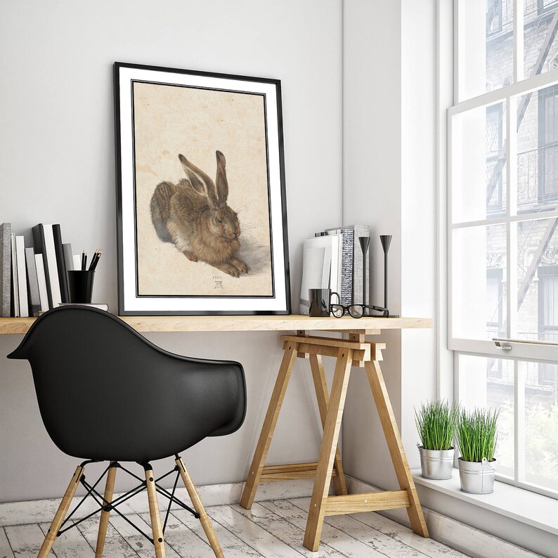 Albrecht Durer Young Hare 1502 Classic Painting Photo - Etsy
