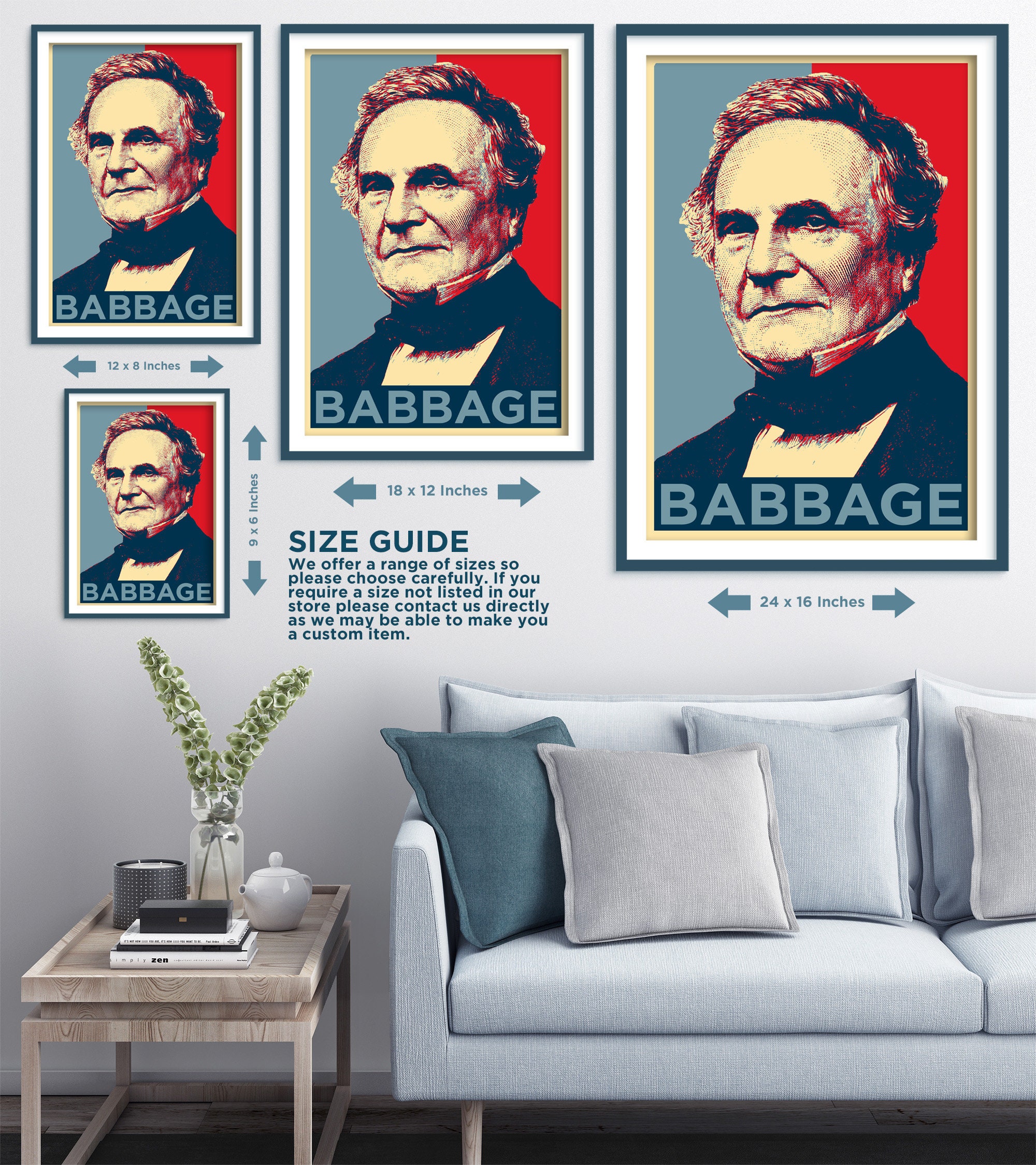 Charles Babbage Original Art Print Photo Poster Gift Hope - Etsy Australia