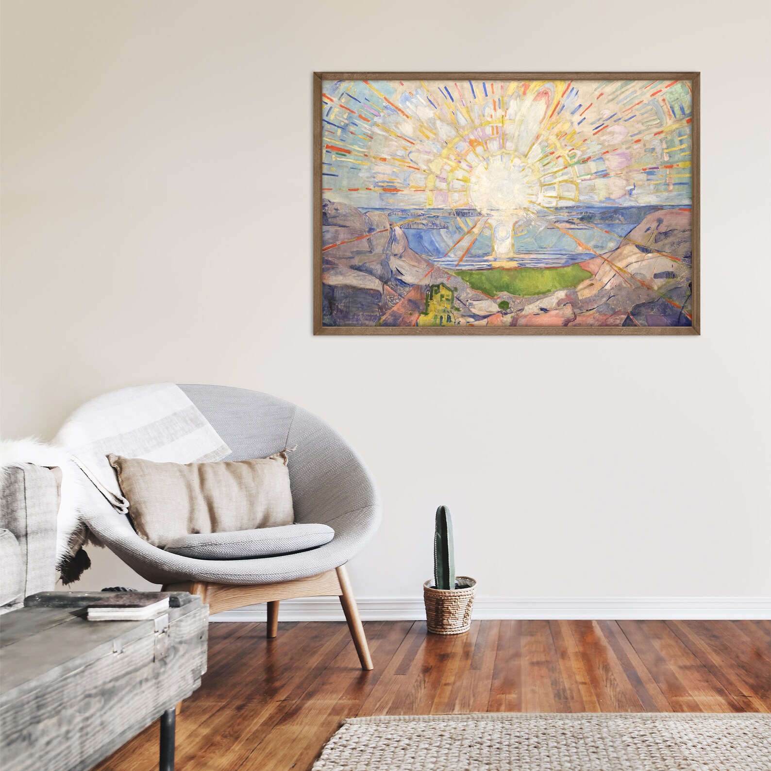 Edvard Munch - the Sun (1911) - Painting Photo Poster Print Art Museum ...