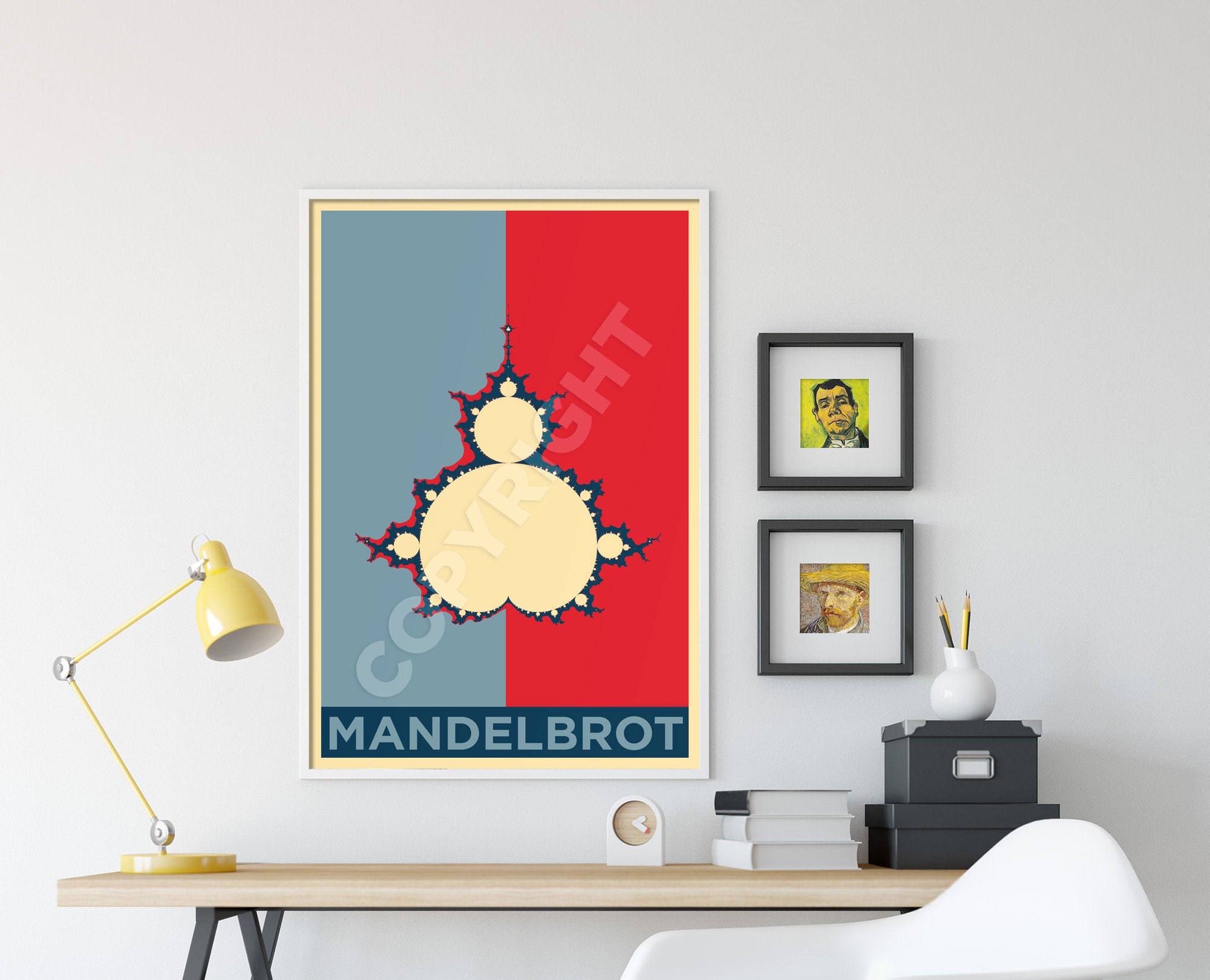 The Mandelbrot Set Original Art Print Photo Poster Gift Wall | Etsy UK