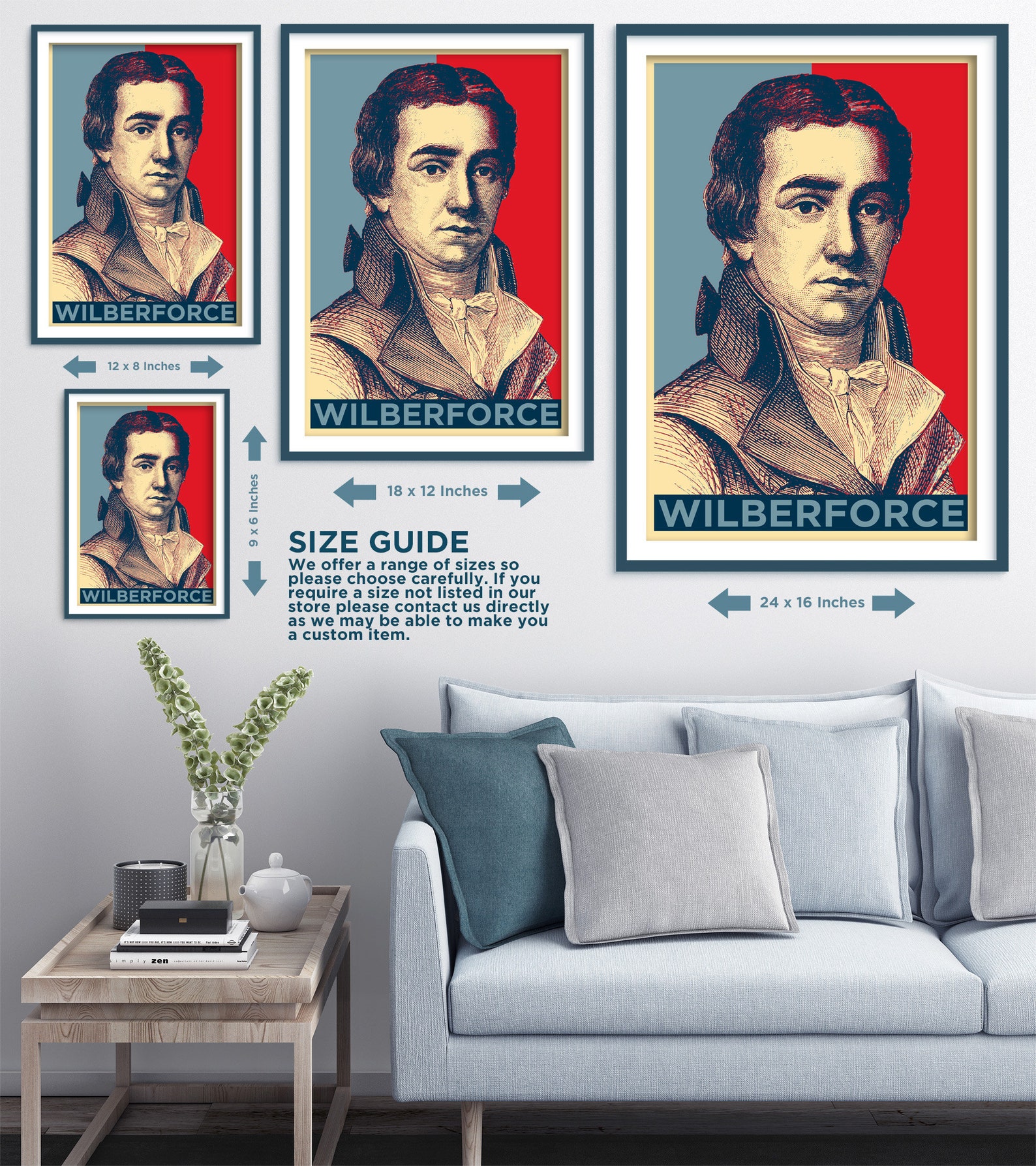 William Wilberforce Original Art Print - Photo Poster Gift Home Wall ...