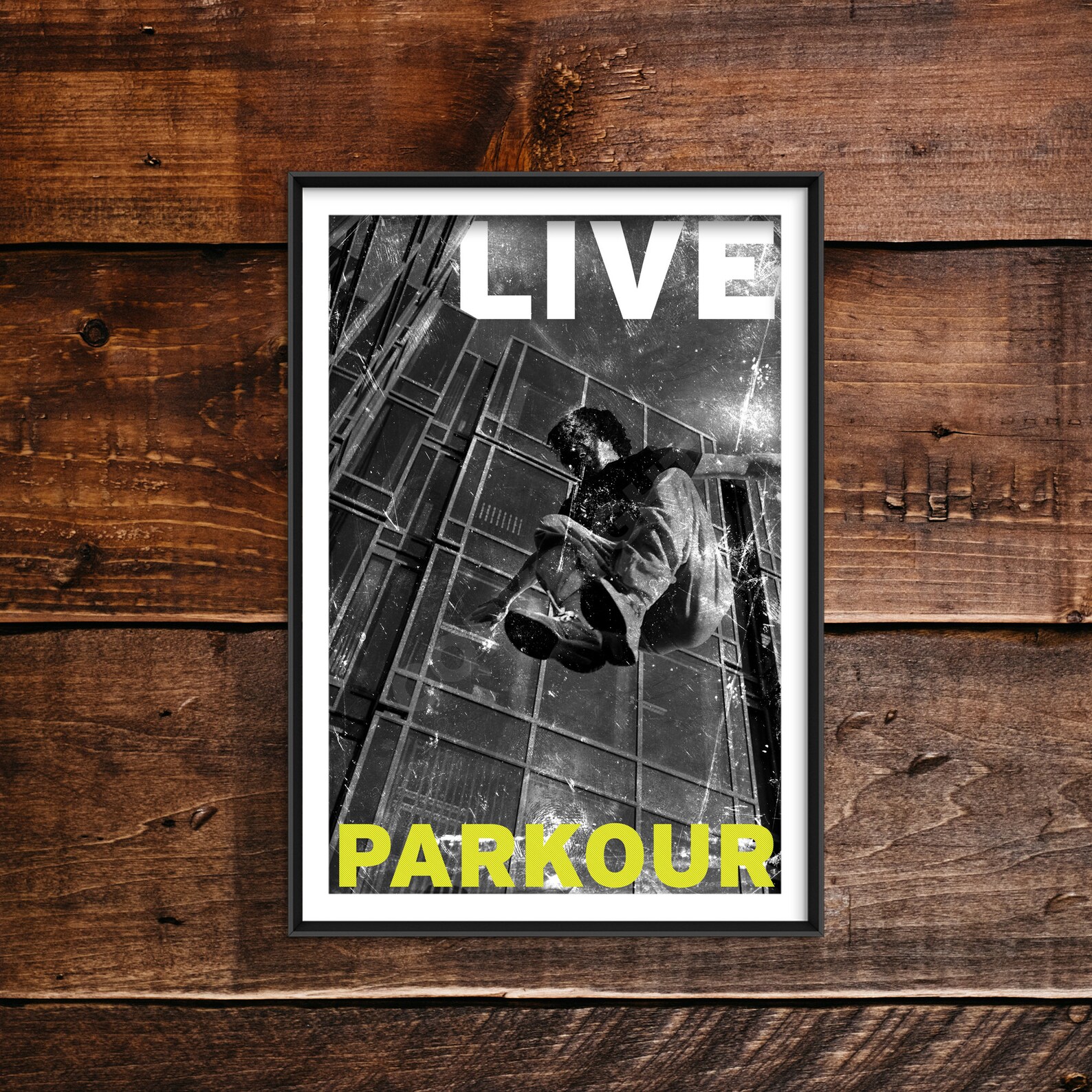 Parkour (freerunning) Motivational Quote Poster - "live Parkour ...