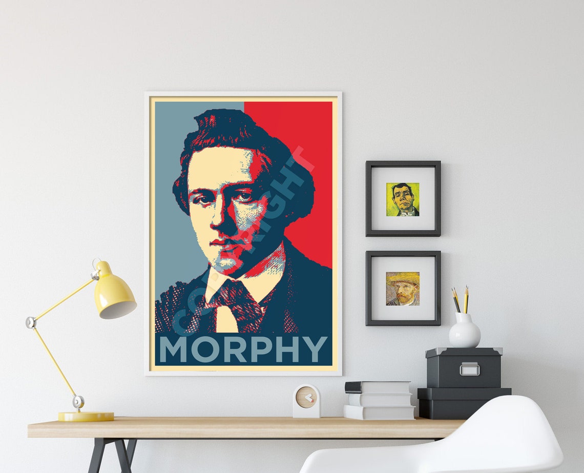Paul Morphy Original Art Print Photo Poster Gift Hope | Etsy