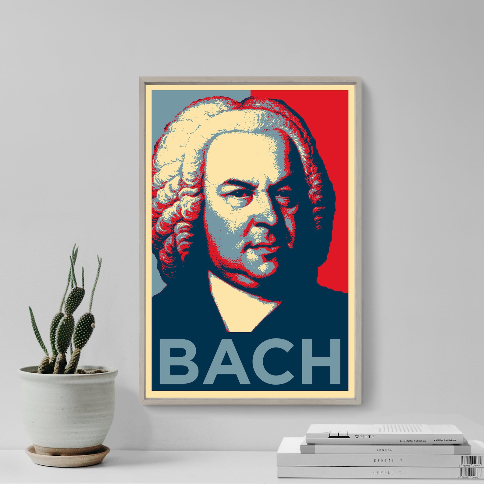 Johann Sebastian Bach Original Art Print - Photo Poster Gift Wall Decor ...