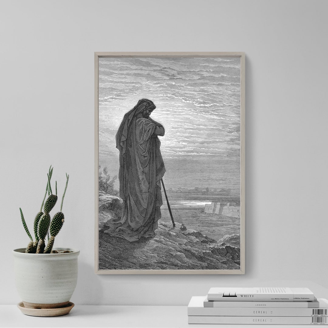 Gustave Dore - the Prophet Amos (1866) - Drawing Photo Poster Print Art ...