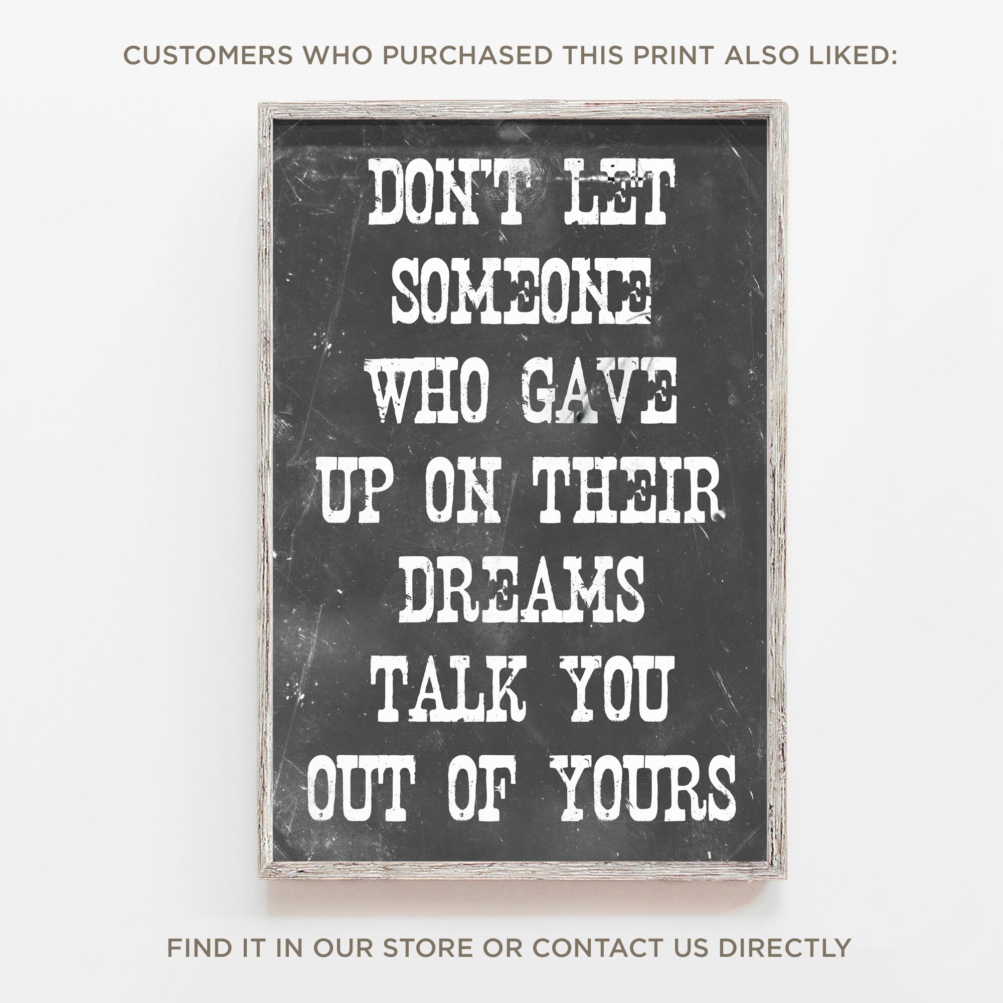 Motivational Quote Poster Don't Be Upset by the Results | Etsy