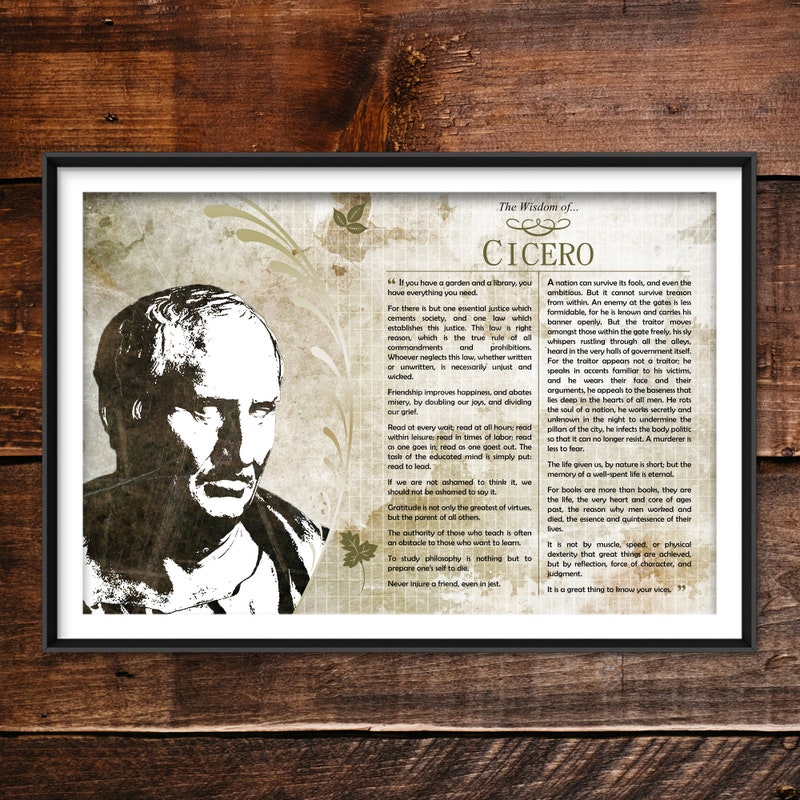 Cicero Quote - Etsy