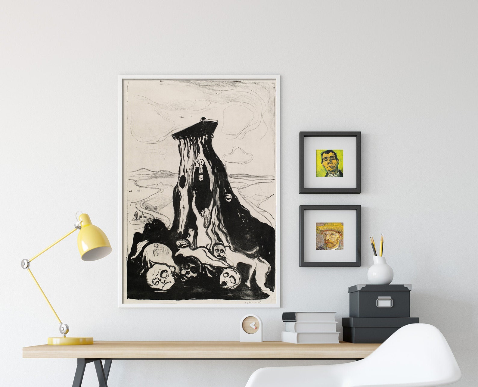 Edvard Munch - Funeral March (1897) - Painting Photo Poster Print Art ...