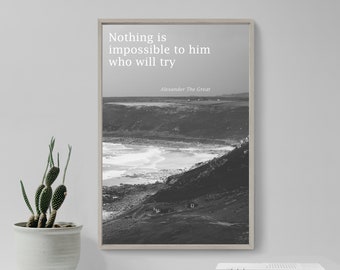Impossible is Nothing Poster - Etsy