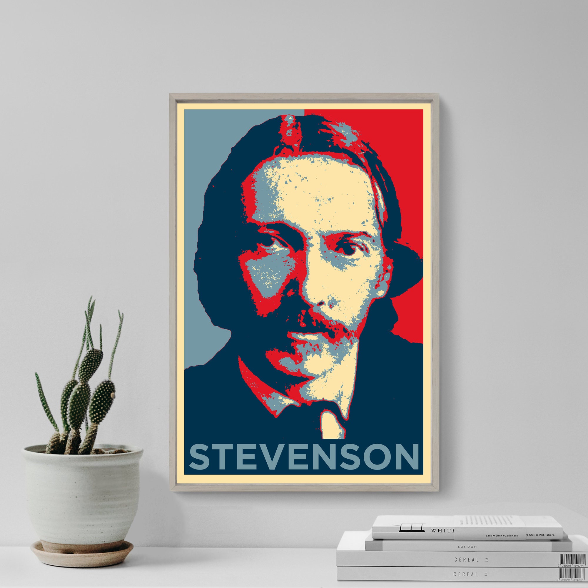 Robert Louis Stevenson Original Art Print - Photo Poster Gift - Hope ...