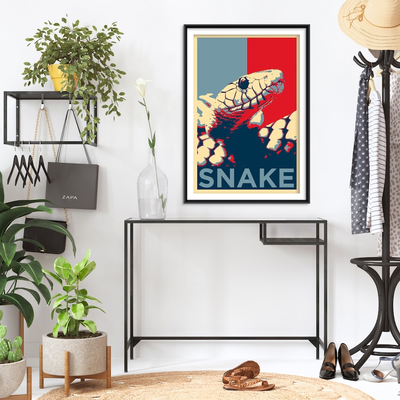 Snake Original Art Print Photo Poster Gift Wall Home Decor - Etsy