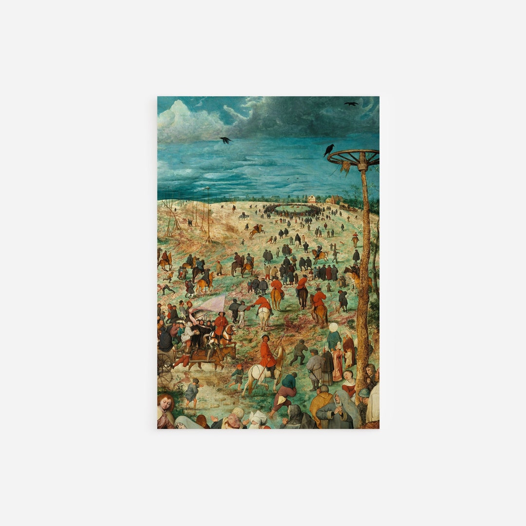 Pieter Bruegel the Elder - the Procession to Calvary (1564) Triptych ...
