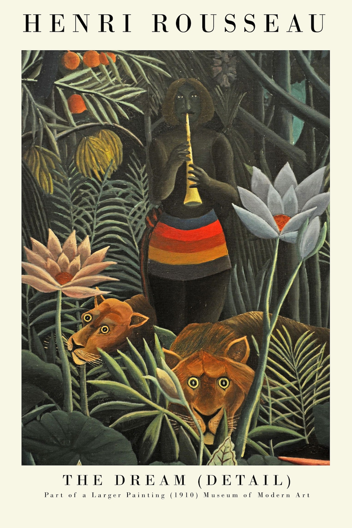 Set of Three Henri Rousseau Prints - 3 Botanical Paintings - Photo ...