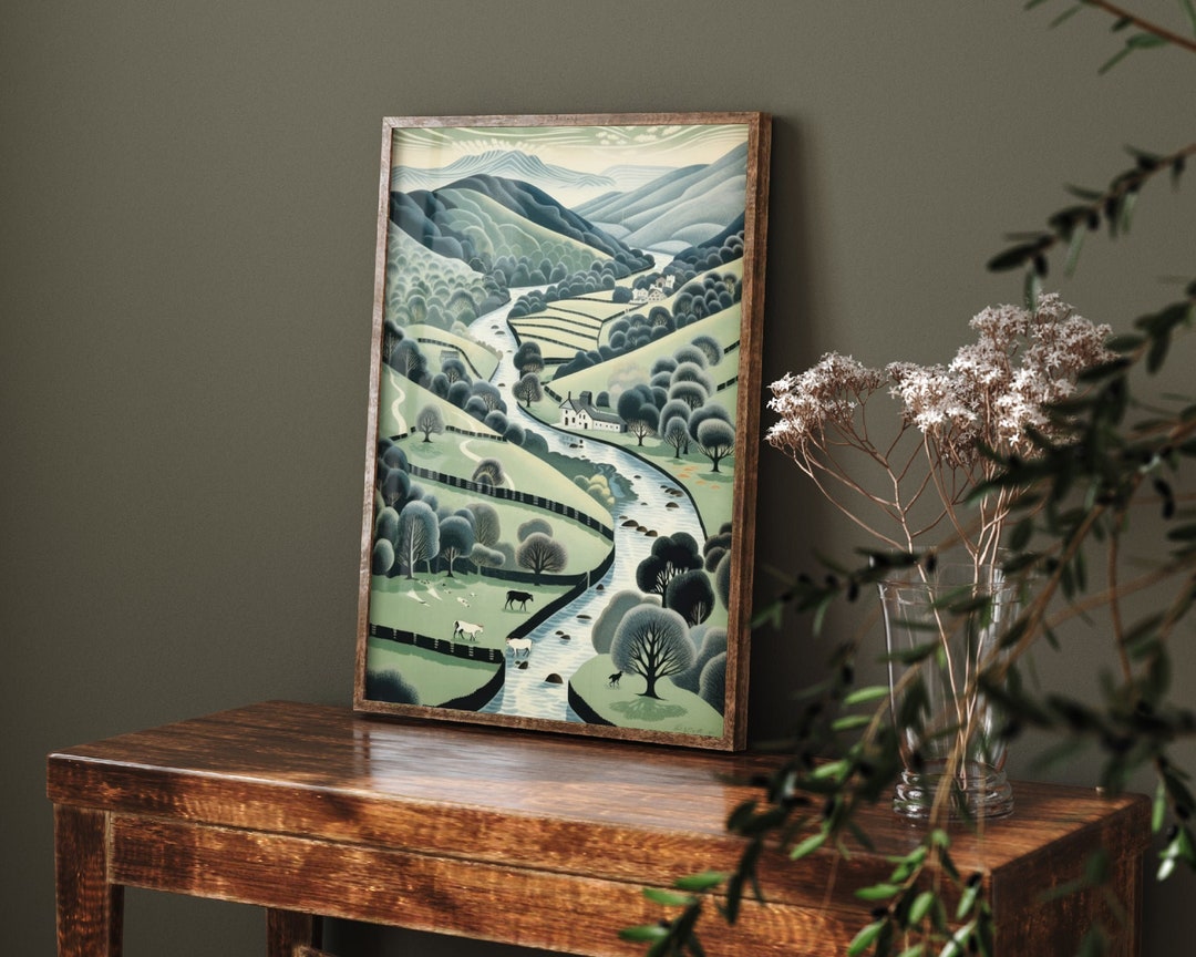 Eric Ravilious Cornwall (1939) - Art Print Poster Painting - Museum ...