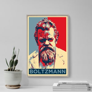 Ludwig Boltzmann Original Art Print - Photo Poster Gift Wall Home Decor ...