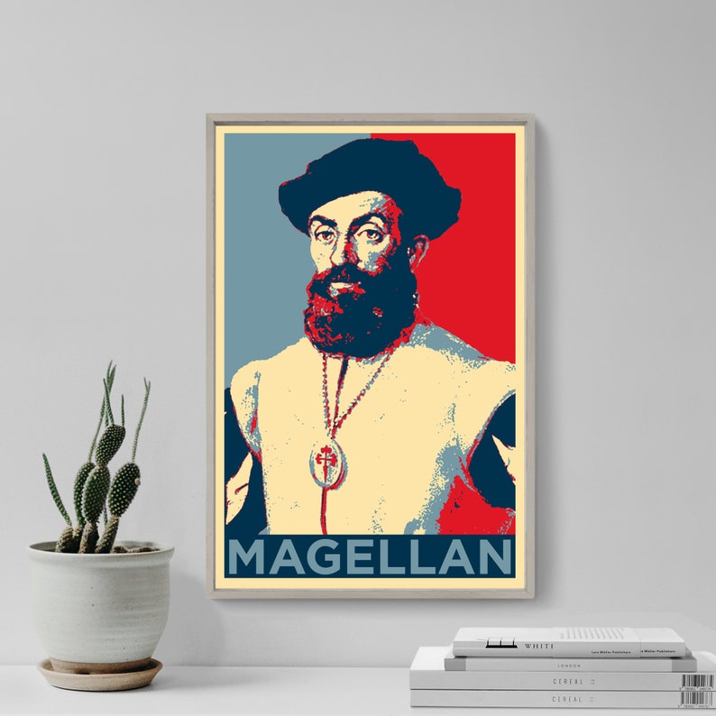 Ferdinand Magellan Original Art Print Photo Poster Gift | Etsy