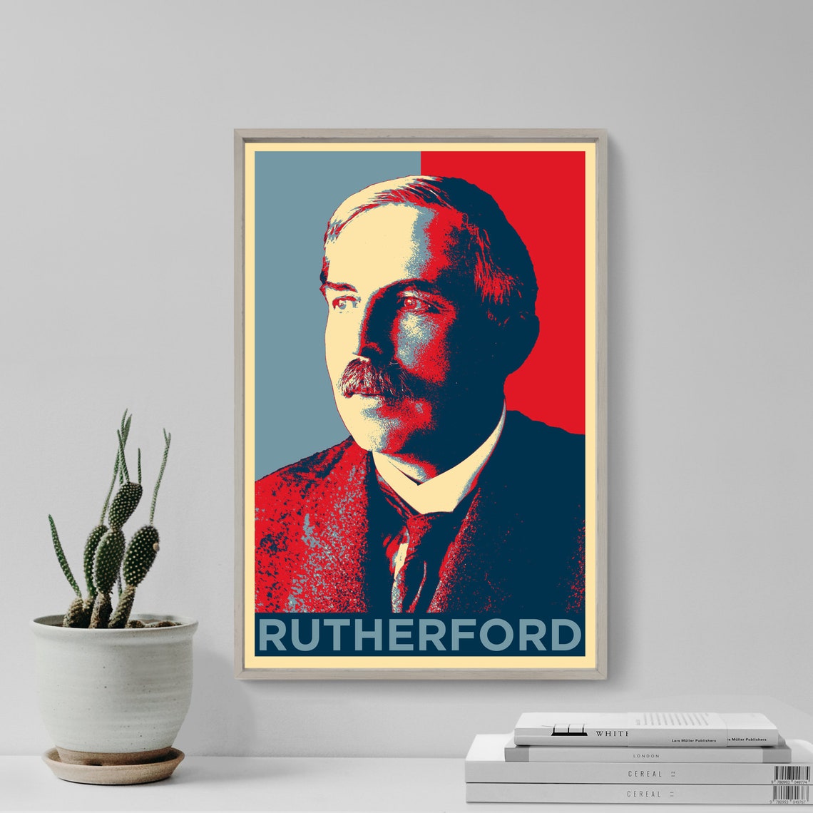 Ernest Rutherford Original Art Print Photo Poster Gift Home - Etsy